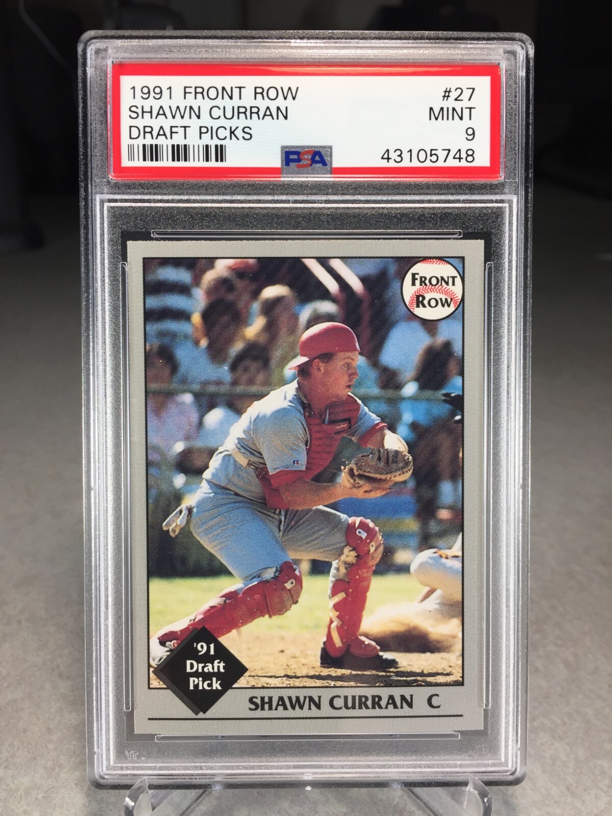 1991 Front Row Draft Picks Shawn Curran #27 - PSA 9 - POP 1 (none ...
