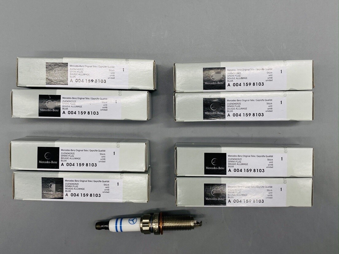 8Pcs A0041598103 ZR6SII3320 Genuine Iridium Spark Plugs For Mercedes ...