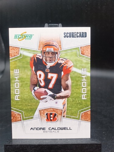 2008 Score Football #396 Andre Caldwell RC Rookie Cincinnati Bengals ...