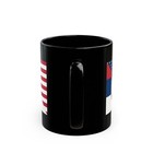 Serbian American Flag Half Serbia USA Black Mug (11oz, 15oz) | eBay