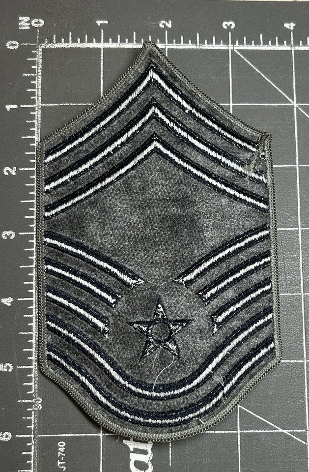 United States Air Force USAF Chief Master Sergeant E-9 Rank Chevron ...