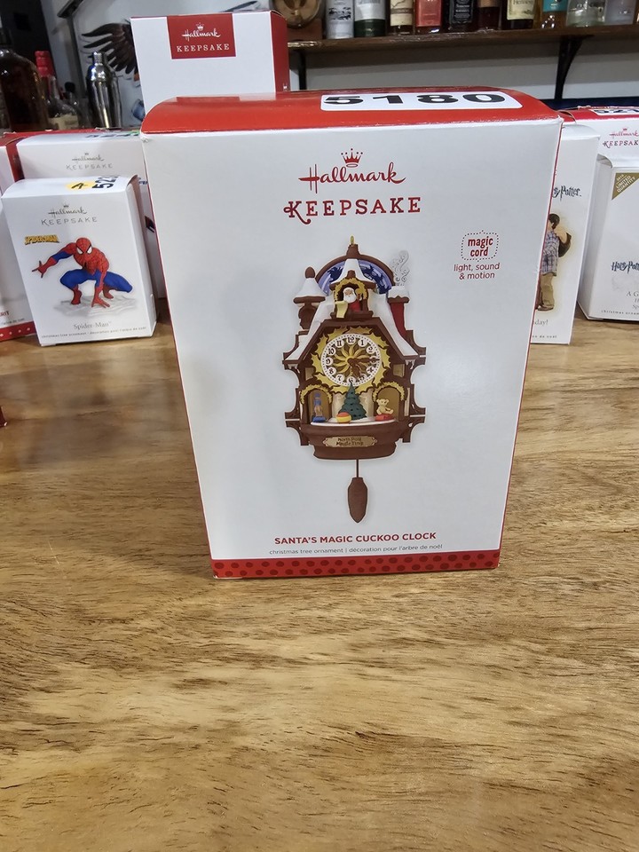Hallmark Keepsake 2013 “Santa's Magic Cuckoo Clock” Light Sound Motion ...