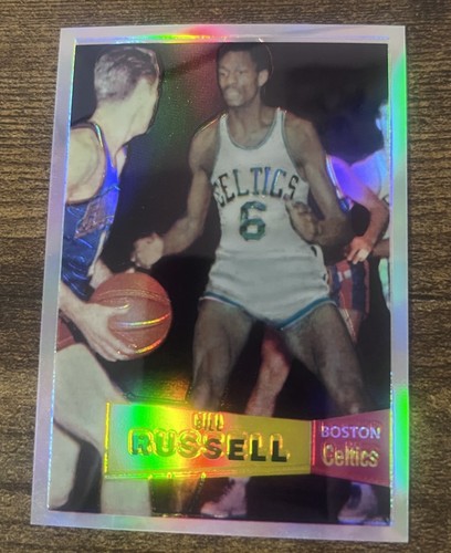 1996 Topps Finest Reprints Refractor 1957 Bill Russell Rookie #40 | eBay