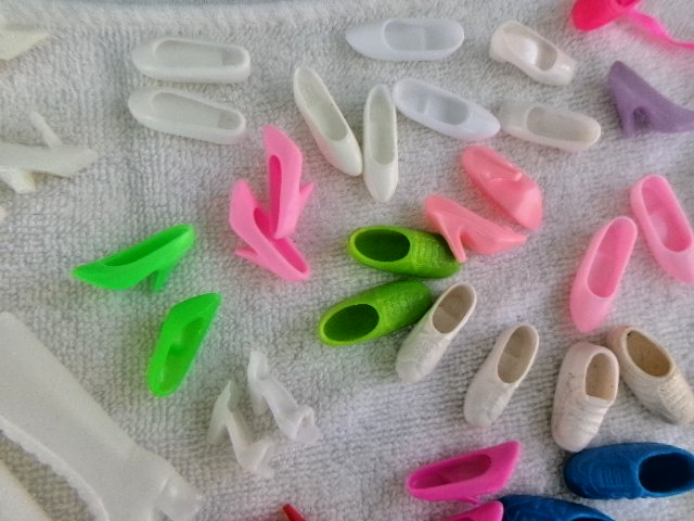Vintage Barbie Shoe Lot plus Other Doll Shoes Mixed | eBay