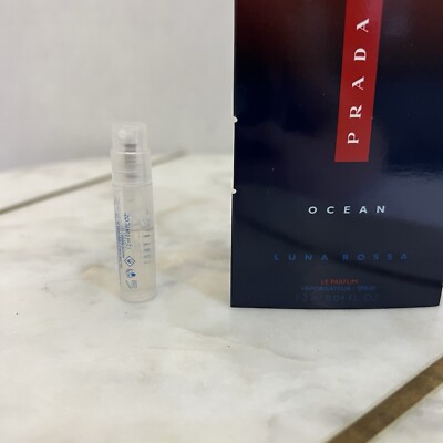 Prada Luna Rossa Ocean for Men 0.04 oz Le Parfum Vial Sample Spray | eBay