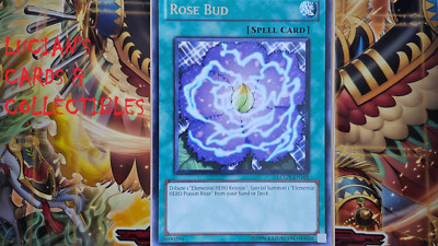 A791 YUGIOH SPELL CARD ROSE BUD LCGX-EN105 | eBay