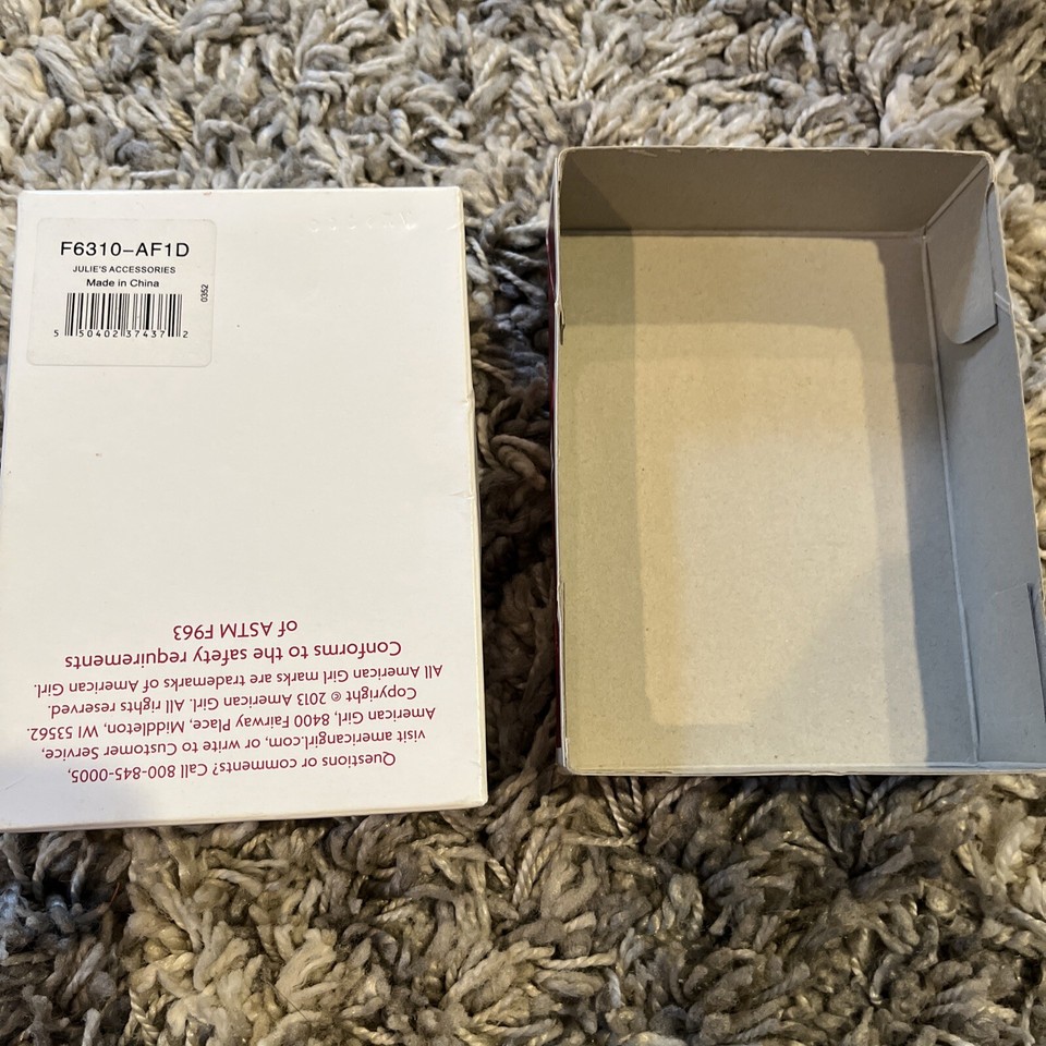 American Girl Julie's Accessories empty Box ONLY | eBay