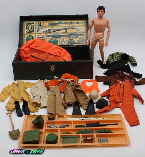 Vintage 1970's GI Joe Adventure Team Lot with Foot Locker Hasbro | eBay