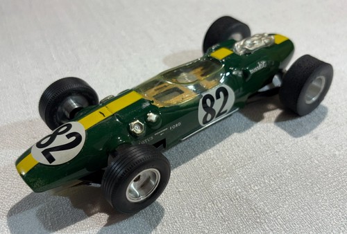 BLACK WIDOW 4WD RUSSKIT LOTUS 38 INDY 1/24 SLOT CAR TWIN MOTORS VERY ...