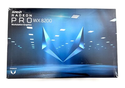 AMD Radeon Pro WX 8200 8GB HBM2 GPU Dual Slot PCIe x16 3.0 Workstation ...