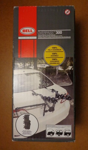 BELL Overpass 300 3-Bicycle Compact Folding Trunk Bike Rack | eBay