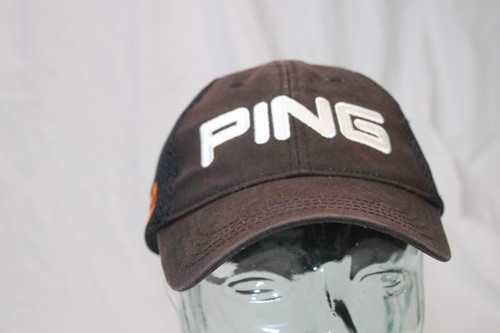 Ping G10 Golf Hat Cap Fitted Black Embroidered Black | eBay