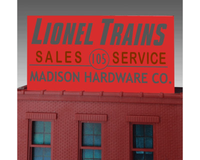 Miller Engineering ~ HO or O Scale ~ Madison Hardware Animated ...