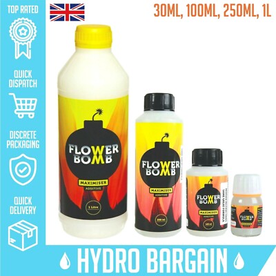 Flower Bomb Nutrient Additive Hydroponic Bud Density Maximiser Weight ...