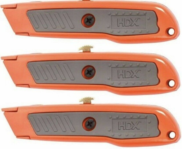 Mixed HDX 3 PC Utility Knife Set & 5pc Scissors Combo 441935 U19 for ...