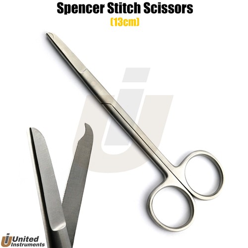 Spencer Suture Scissors 13cm Surgical Stitch Removal Scissor Medical ...