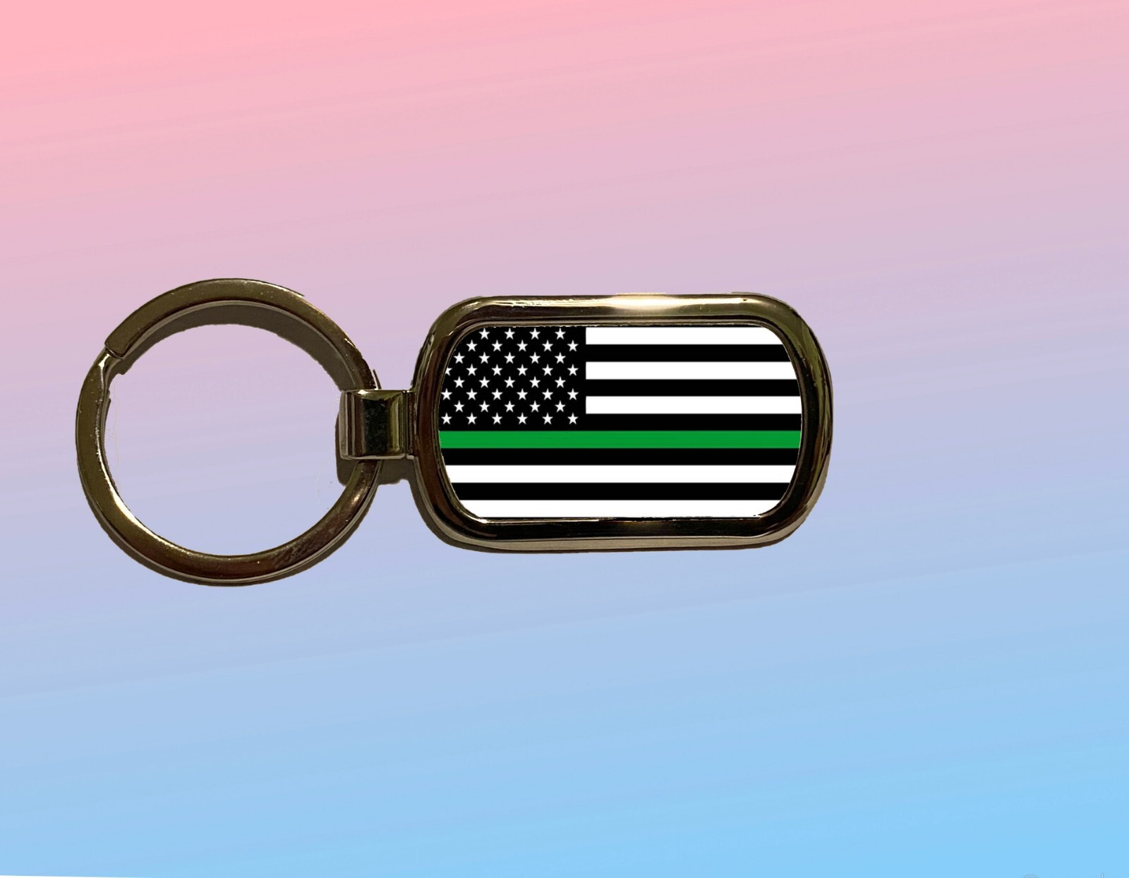Thin Green Line Elite Key Chain | eBay