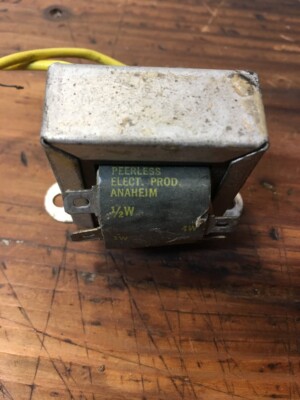 Peerless 70v Line Matching Transformer Part 15132 4 Watts | eBay