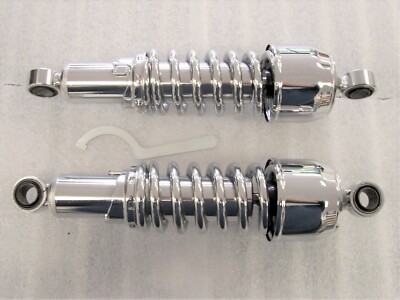Honda VTX1300 Heavy Duty Chrome Short Bobber Shocks 11.5" | eBay