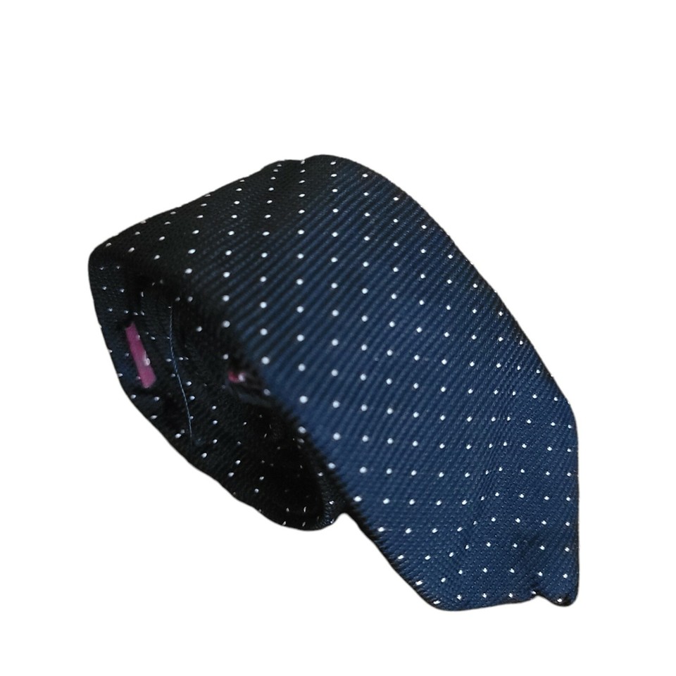 Vintage Munsingwear Penguin Dots Geometric Long Skinny Necktie Tie Mens ...