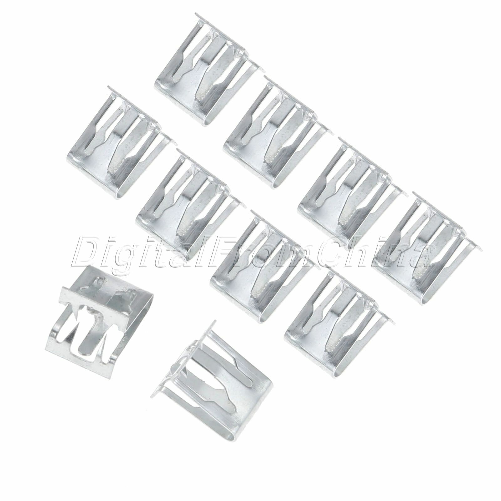 15x Car Fender Bumper Clips Trim Interior Fastners Panel Screws Rivets ...