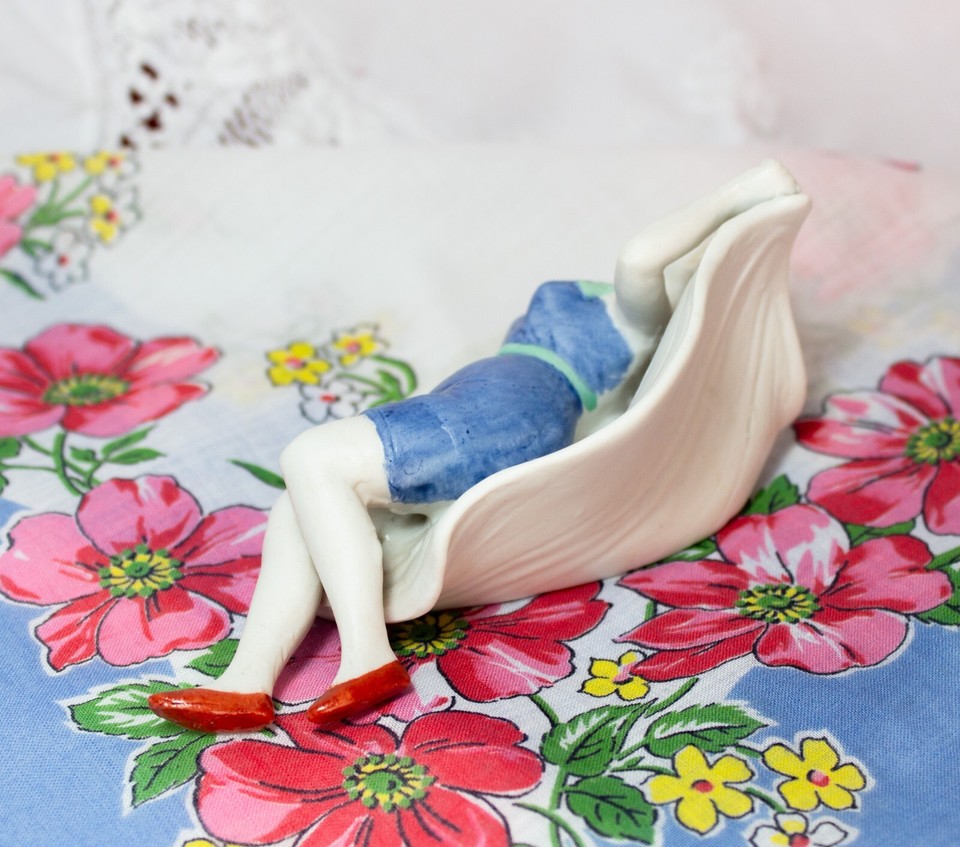 Vintage Porcelain Bathing Beauty Figurine Schafer & Vater Germany | eBay