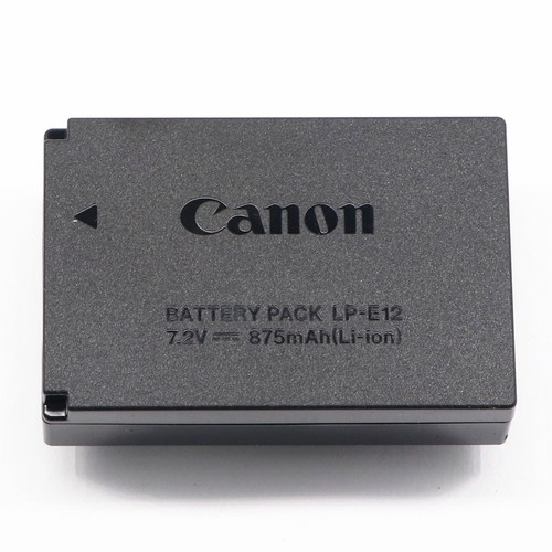 Genuine Original Canon LP-E12 Battery For EOS M M2 M10 M50 M100 100D LC ...