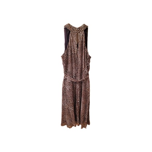 Rabbit Rabbit Rabbit Designs Cheetah Animal Print Midi Dress Size 16 ...