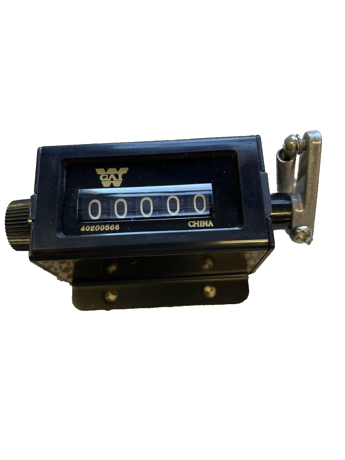 2 Pack- 5 Digit Mechanical Re-settable pull-stroke tally counter ...