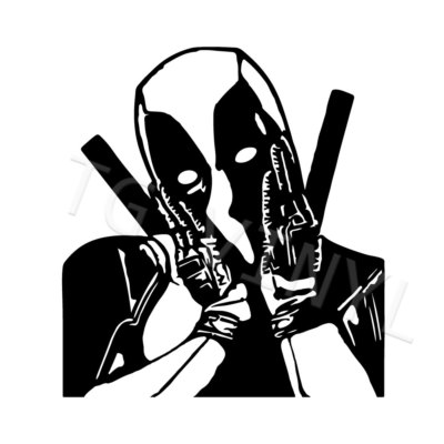 6.5" DEADPOOL SURPRISE Vinyl Decal Sticker Car Window Laptop Marvel ...