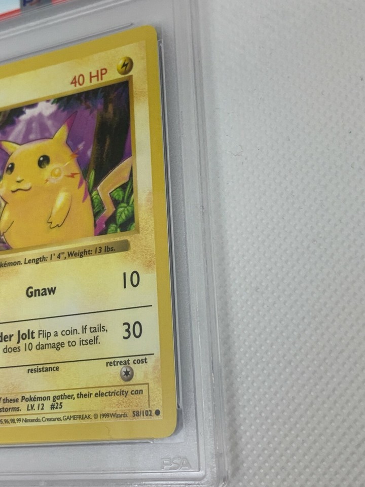 Pokemon Pikachu #58 Yellow Cheeks 1st Edition 1999 PSA GEM MINT 10 ...