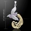 Alighting Phoenix .925 Sterling Silver Pendant by Peter Stone Jewelry ...