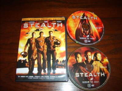 STEALTH (DVD,2005,FS)~2disc~JOSH LUCAS~JESSICA BIEL~JAMIE FOXX~SAM ...