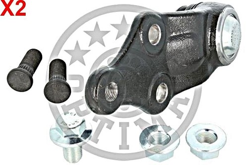 OPTIMAL 2x Ball Joints Front Lower For HYUNDAI Grandeur I30 09-16 54530 ...