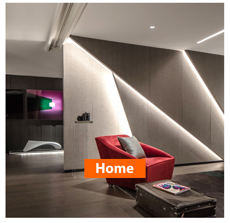 75 x 35mm Led Aluminum Profile Office Ceiling Light Channel for LED ...