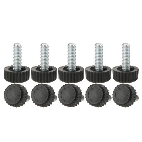 M6 x 18 x 18mm Hand Screw Leveling Feet Adjustable Leveler for Table ...