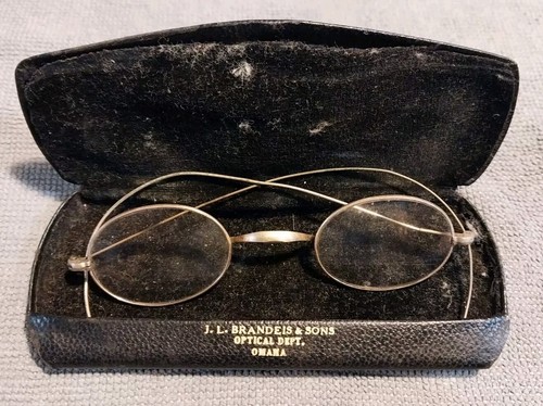 Antique Yellow Gold Frame Spectacle Eyeglasses Made By Yellow Fellow W ...