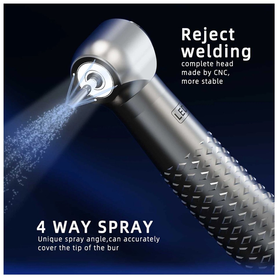 COXO Dental Shadowless LED Handpiece 4Holes Self Power High Speed Air ...