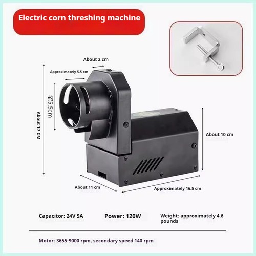 Electric Corn Sheller Small Dry Corn Separators for Home Use Shuck Corn ...