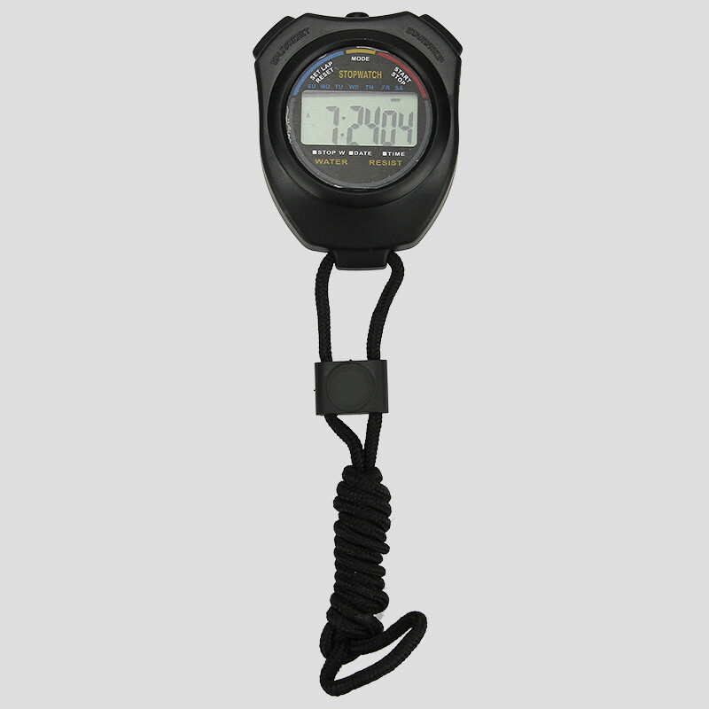 Stopwatch Digital LCD Sports Counter Timer Watch Handheld Countdown ...