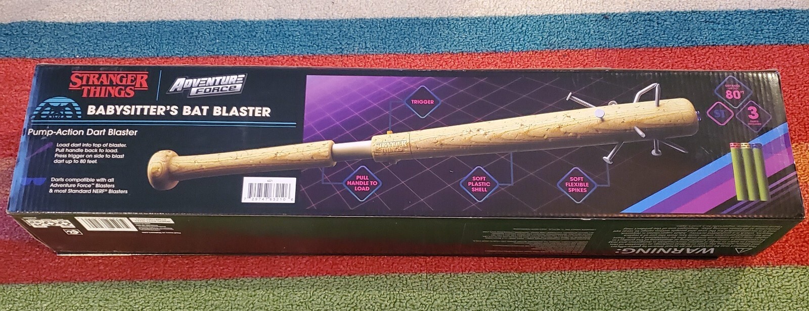 A.F. Stranger Things Bat Shoots Darts (Smack Your Friend) NERFlike ...