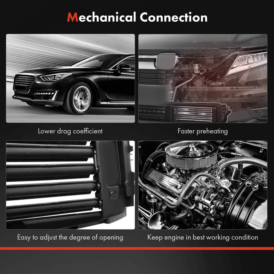 Front Lower Active Grille Shutter with Actuator Assy for Nissan Altima ...