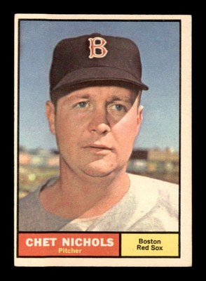 1961 Topps #301 Chet Nichols EX/EX+ X2621321 | eBay
