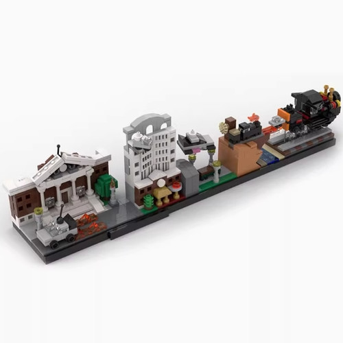 Back to the Future Skyline Architecture Street View Series: Block Toy ...