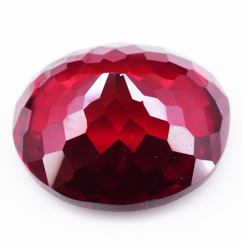 Top-Grade 45.65 Ct Natural Red Guinea Ruby Oval Certified Loose ...