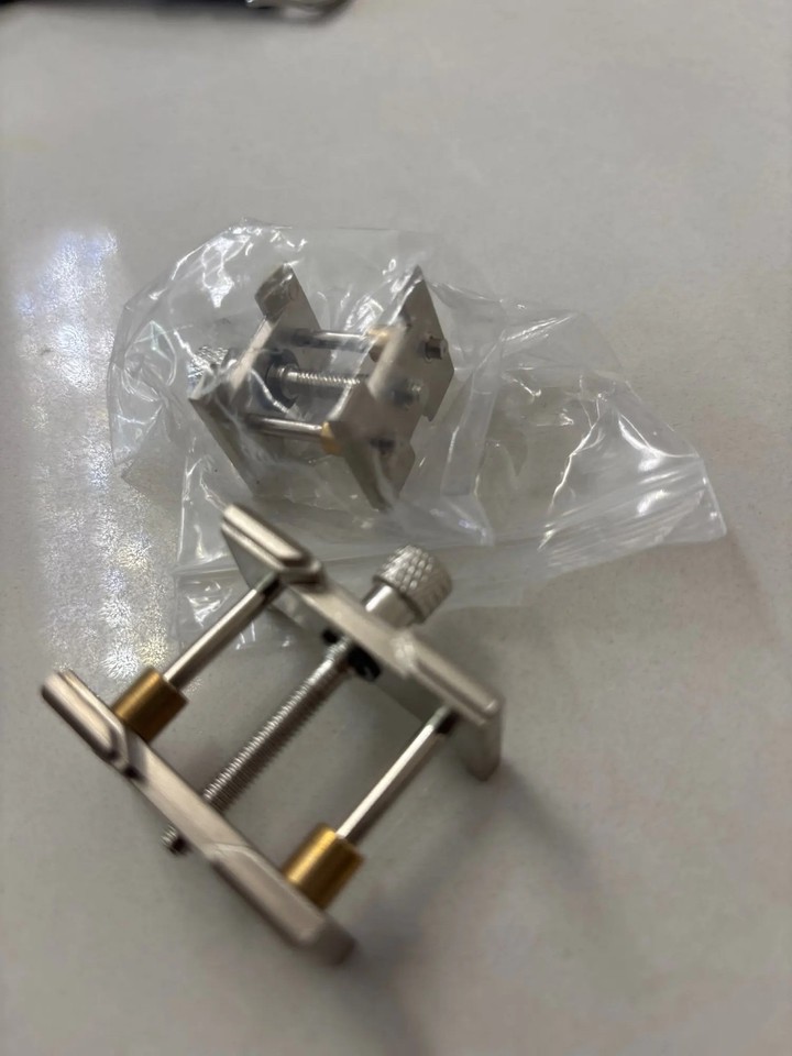 2PCS Universal 2-in-1 Watch Movement Holder Fixed Base Repair Tool ...