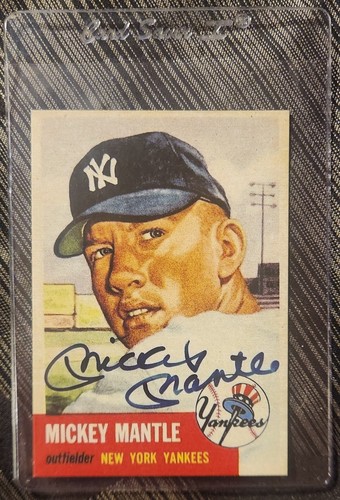 mickey mantle baseball card signed autographed | eBay