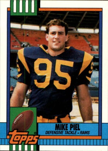 1990 Topps #81 Mike Piel EX Excellent RC Rookie Rams | eBay