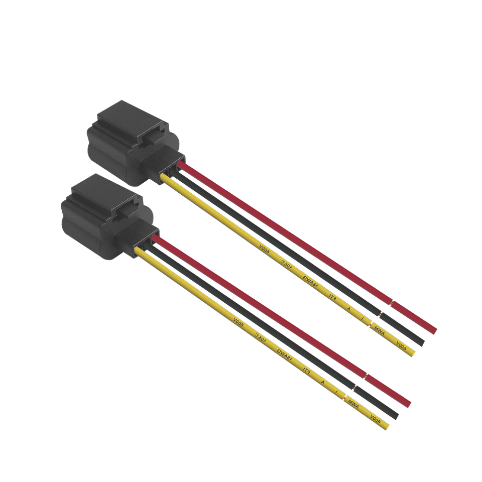 9008 H13 Bulb Socket Brake Front Turn Signal Light Harness Wire Plug ...