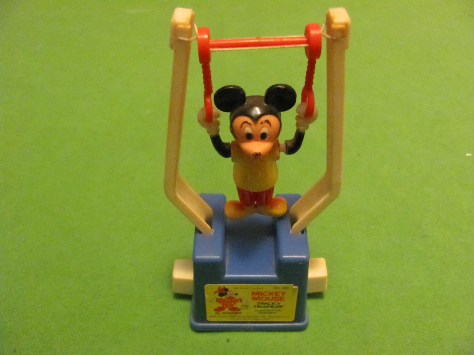 VINTAGE KOHNER MICKEY MOUSE TRICKY TRAPEZE' PUSH BUTTON ACROBAT DISNEY ...